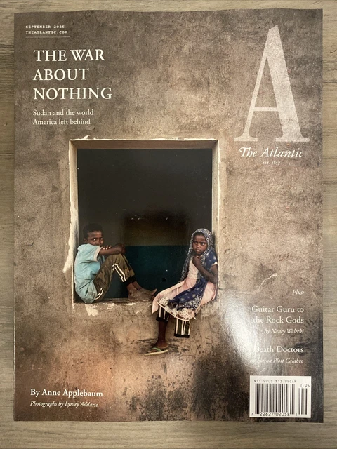 THE ATLANTIC MAGAZINE - September 2025 - The War About Nothing $11.99 ...