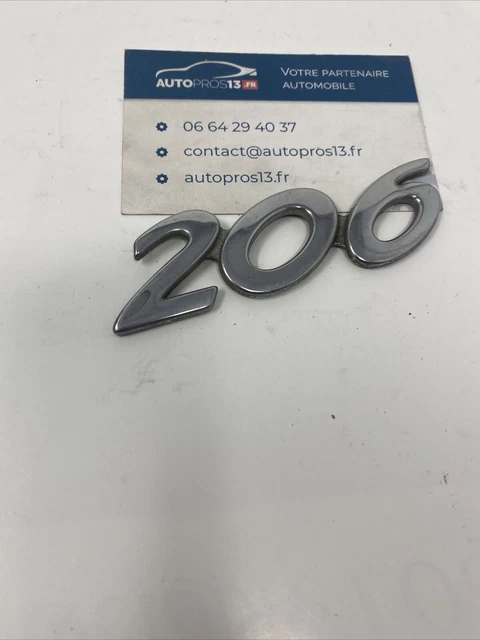 PEUGEOT 206 ORIGINE Monogramme Logo Emblème Insigne Custodes Sigles ...