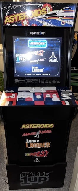 ARCADE1UP ASTEROIDS ARCADE Machine With Riser (modified spinner) See ...