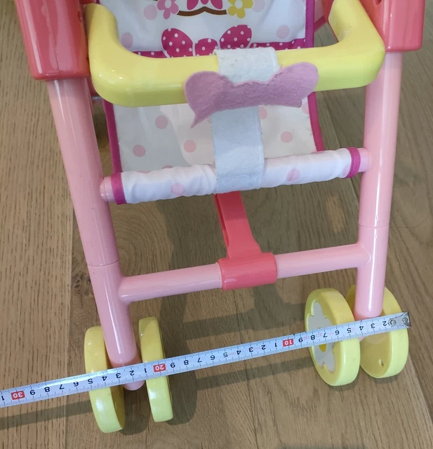 FOLDABLE PRAM MELLCHAN Japanese baby doll Mell-chan meru toy stroller ...