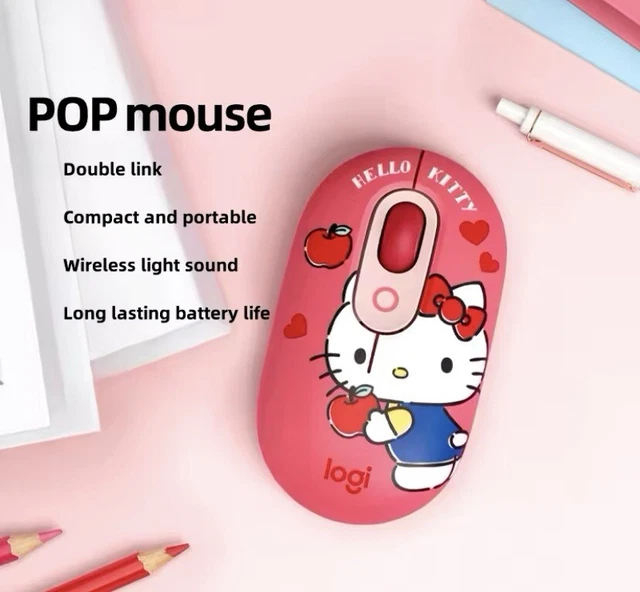 HELLO KITTY SANRIO Kuromi Stitch Wireless Bluetooth Keyboard Mouse £42. ...