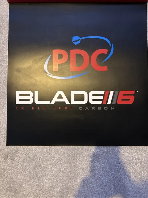 WINMAU PRO ZONE Precision PVC Dart Mat & Integrated Oche £47.50 ...