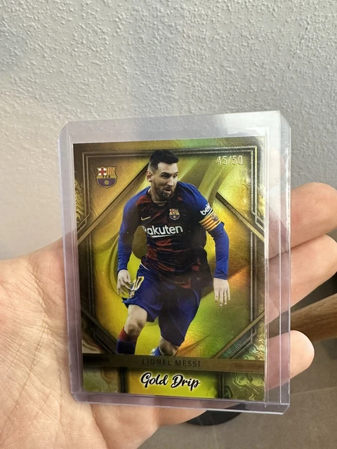 TOPPS 23/24 FC Barcelona Team Set Gold Drip Lionel Messi /50 EUR 68,90 ...