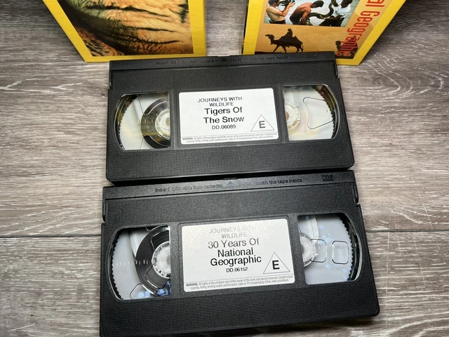 NATIONAL GEOGRAPHIC VHS - 30 Years of National Geographic & Tigers Of ...