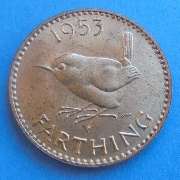 1953 FARTHING, ELIZABETH II Coronation Year, as shown. £5.50 - PicClick UK