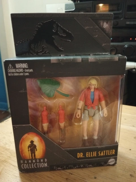 MATTEL JURASSIC WORLD Park Hammond Collection Dr. Ellie Sattler Figure ...