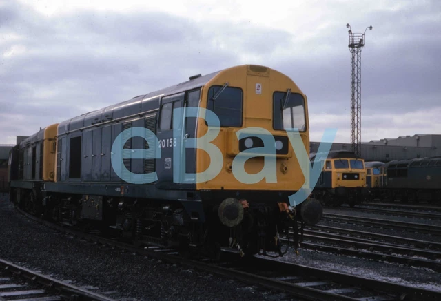 35MM RAILWAY SLIDE of Class 20 20158 @ Toton - Copyright to Buyer £4.99 ...