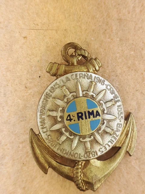 INSIGNE 4° RIMA Régiment D'infanterie De Marine EUR 4,00 - PicClick FR