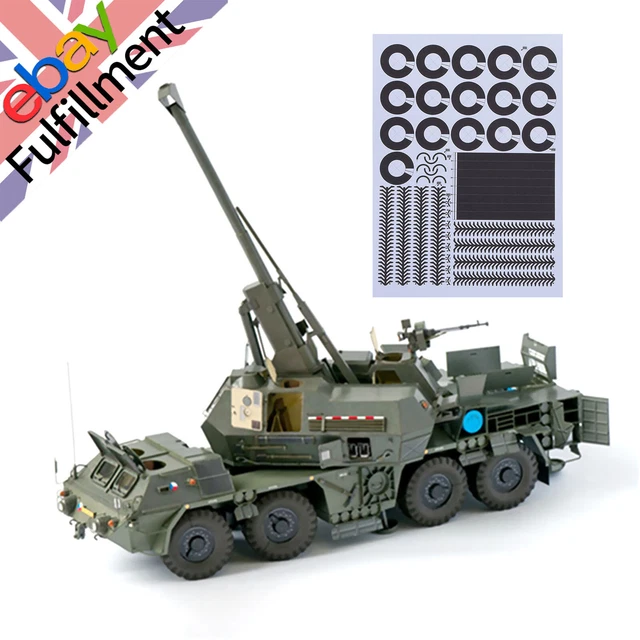 1/35 CZECHOSLOVAKIA SPGH Cannon Self-propelled Howitzer Paper Model Kit ...