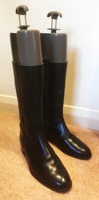 BRITISH ARMY OFFICER'S Mess Wellington Boots with Spur Box size 8 ...
