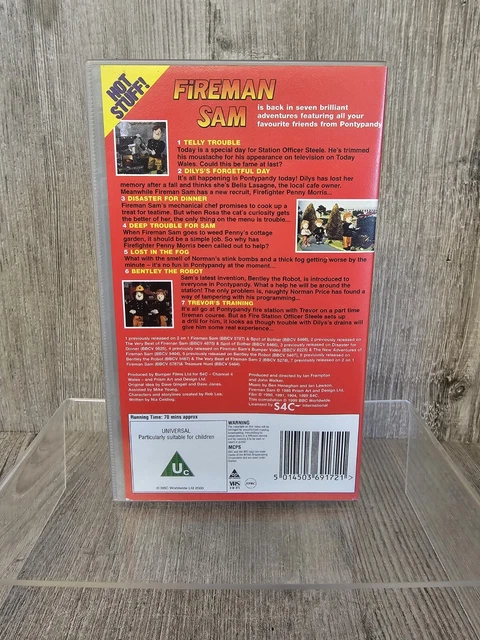 FIREMAN SAM FIREMAN Sam's Bumper Telly Trouble Vhs £39.99 - PicClick UK