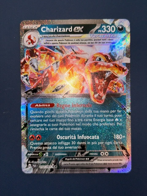 CHARIZARD EX 054/091 Destino di Paldea Carta Pokémon Ita Mint EUR 17,00 ...