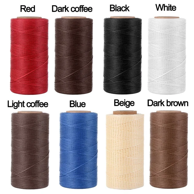 LINE HAND STITCHING Sewing String Leather Tool Waxed Thread Stitching ...