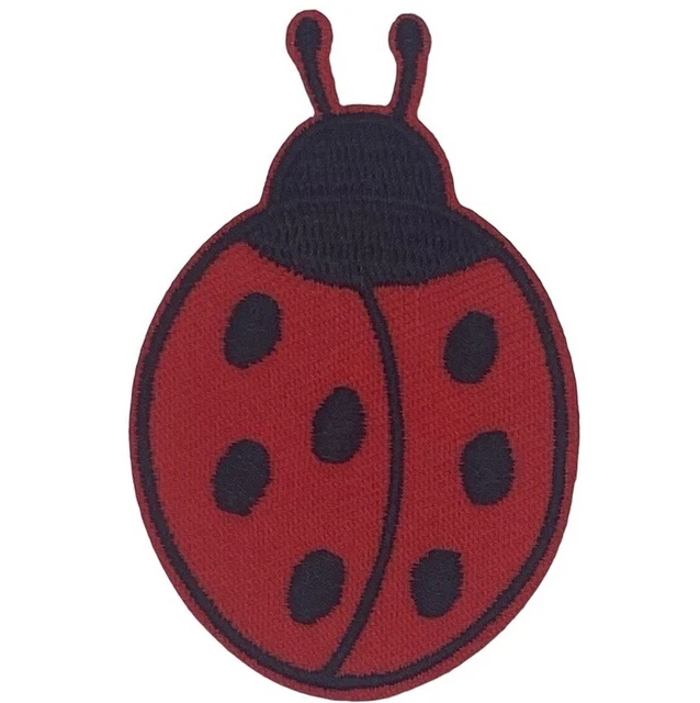 MARIENKÄFER PATCH AUFNÄHER Bügelbild Flicken Applikation Punkte Glücksbringer EUR 4,95 - PicClick DE