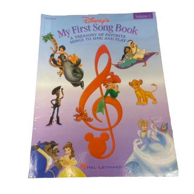 MY FIRST SONG Book Disney Easy Piano Sheet Music Volume 1 Sing Play Hal ...