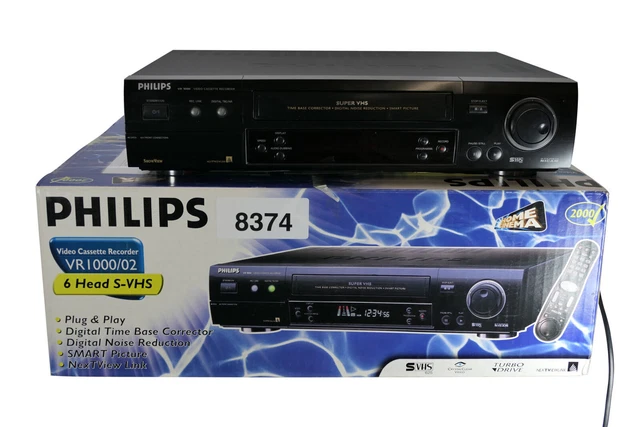 PHILIPS VR1000/02 | Enregistreur Super VHS | Correcteur de base de ...
