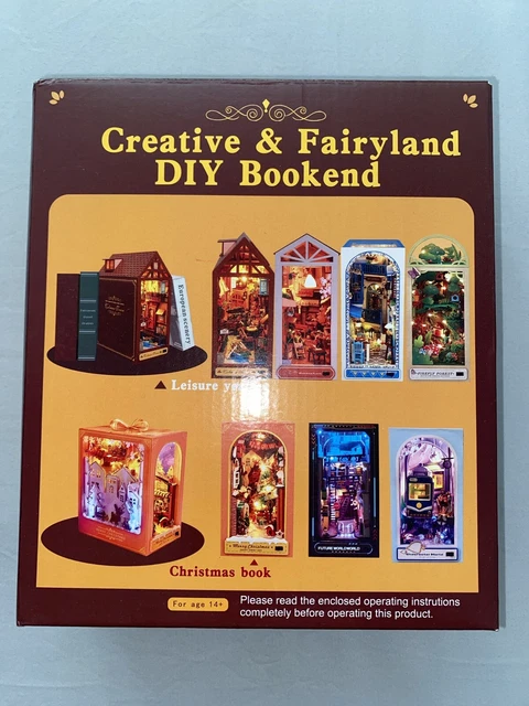 NEW DIY FAIRYLAND Fairytale Fantasy Creative Green Forest House Bookend ...