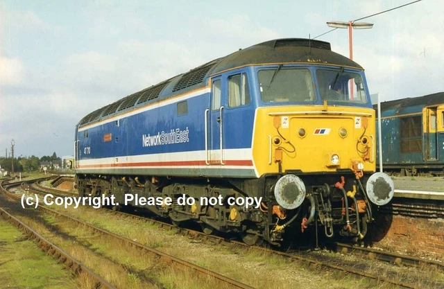 BRITISH RAILWAY DIESEL LOCOMOTIVE PHOTO NSE CLASS 47 No 47710 AT ...