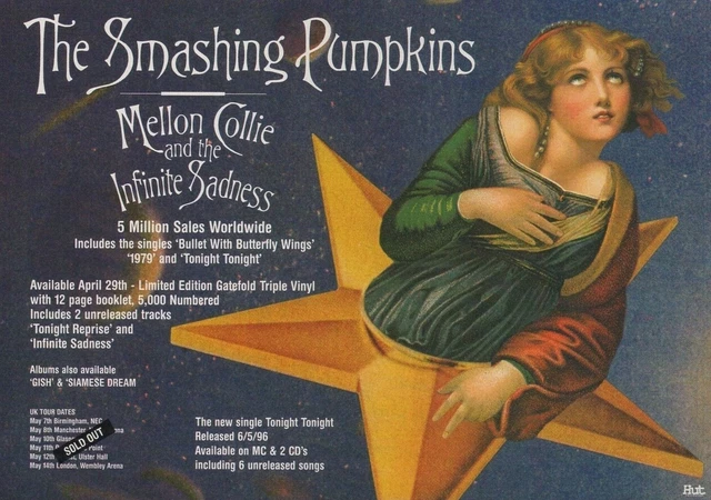 SMASHING PUMPKINS - Mellon Collie & The Infinite Sad - publicité ...