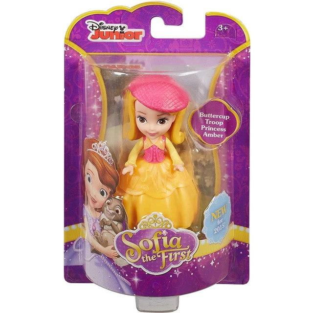 DISNEY JUNIOR SOFIA the First Buttercup Troop Princess Amber bambola 3 ...