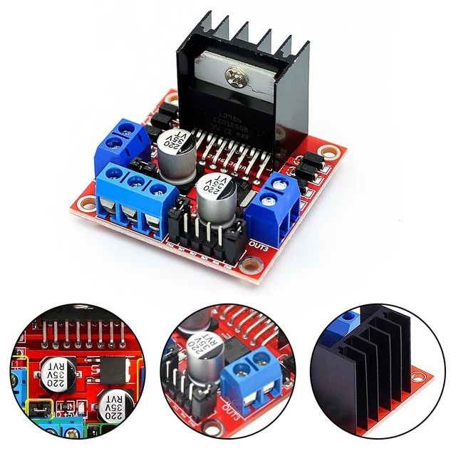 DUAL H BRIDGE For L298N Motor Drive Controller Module for DC Stepper ...