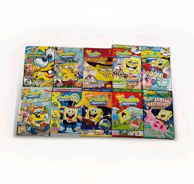 SPONGEBOB SQUAREPANTS OFFICIAL Magazine 20 Issues Mega Bundle Otter ...