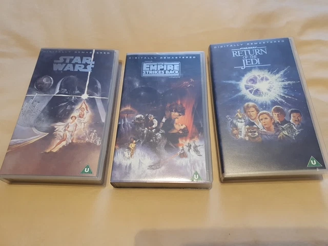 STAR WARS ORIGINAL Trilogy Vhs First Versions £24.99 - PicClick UK STAR WARS ORIGINAL Trilogy Vhs First Versions £24.99 - PicClick UK