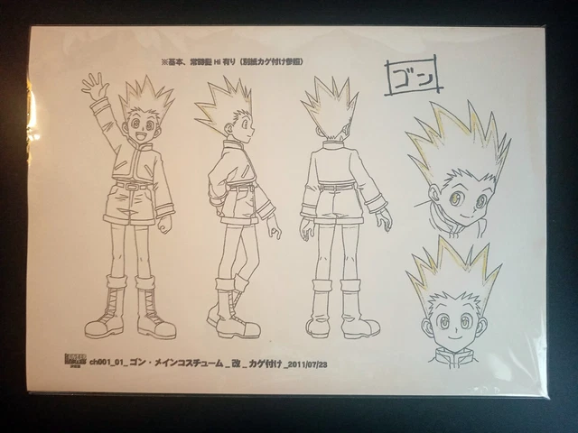 HUNTER X HUNTER Synopsis Model Sheet Design Works 203pcs Anime Japan ...