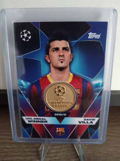 TOPPS MATCH ATTAX 2025/26 2026 25/26 David Villa Ucl Medal Winner EUR ...