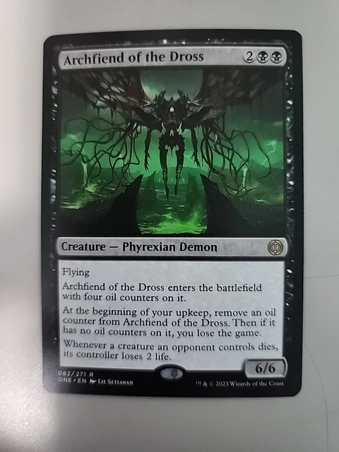 MTG ARCHFIEND OF the Dross Phyrexia : All Will Be One 082/271 feuille rare EUR 3,01 - PicClick FR