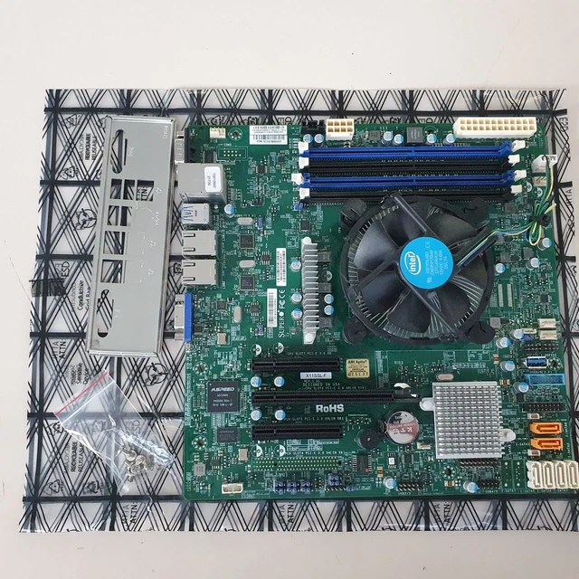 SUPERMICRO X11SSL-F + Xeon E3-1270 V5 @3,6GHz) Micro ATX Mainboard LGA 1151 EUR 118,00 - PicClick DE
