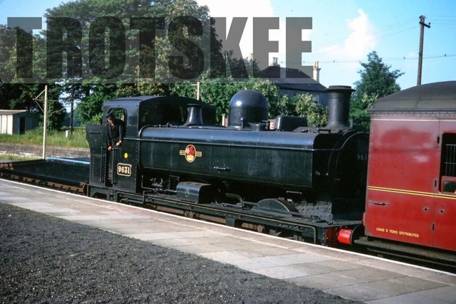 35MM SLIDE BR British Railways Steam Loco 9631 Class 5700 1963 Original ...