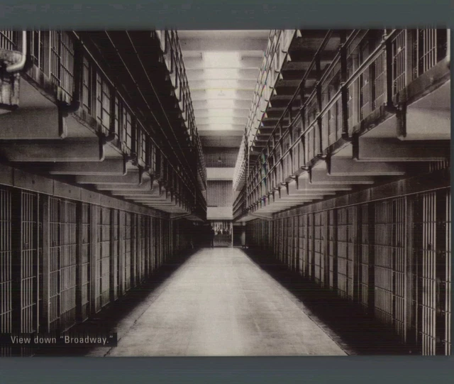 CELL BLOCKS, ALCATRAZ Prison Cards, Mugshots and Records, 4.5" x 6 ...