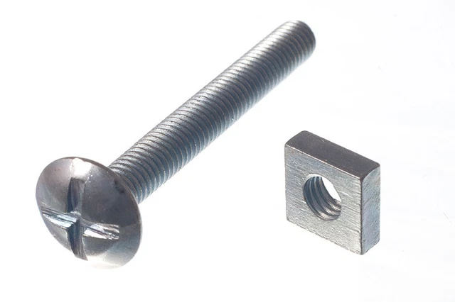 20 X BOULONS De Toit Et Écrous Carrés ZP Galvanisés M6 X 50 - NEUF Onestopdiy EUR 35,51 ...