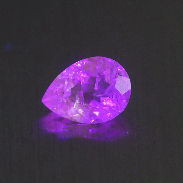 0.64 CTS_ANTIQUE GEM_100% Natural Unheated UV Fluorescent Color Change ...
