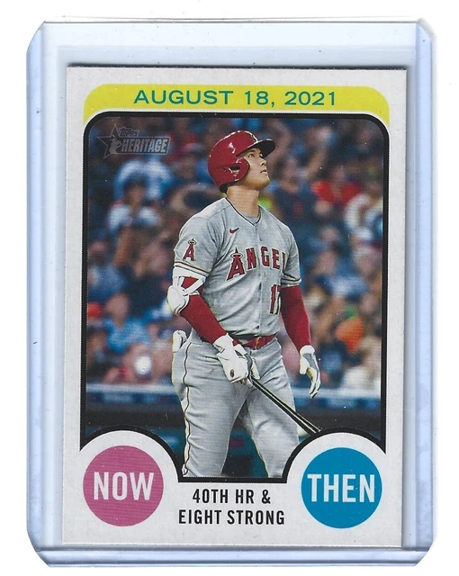 2022 TOPPS HERITAGE Shohei Ohtani Now and Then Card $0.99 - PicClick CA