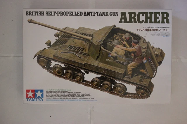 1:35 TAMIYA BRITISH Self-propelled Anti Tank Gun Archer Tanks in ...