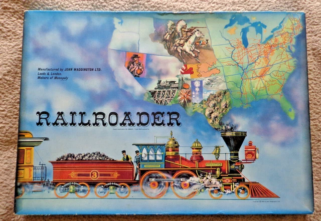 RAILROADER 1960S VINTAGE / Retro Board Game by Waddington's EUR 9,21 ...