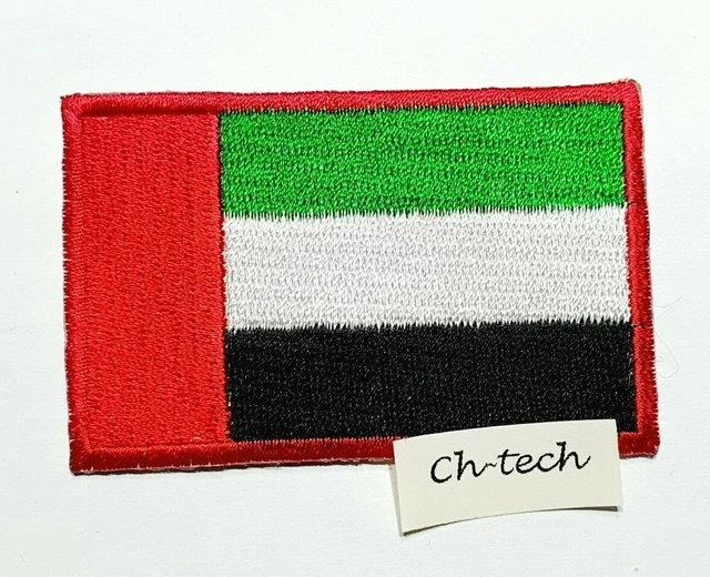 EMBROIDERED UNITED ARAB EMIRATES UAE Flag Patch Iron/Sew On country ...