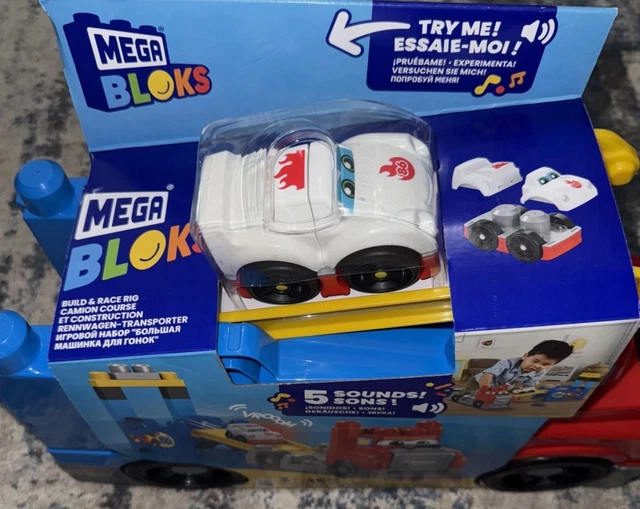 MEGA BLOKS FIRST Builders Build & Race Rig Lightning McQueen - Fisher ...