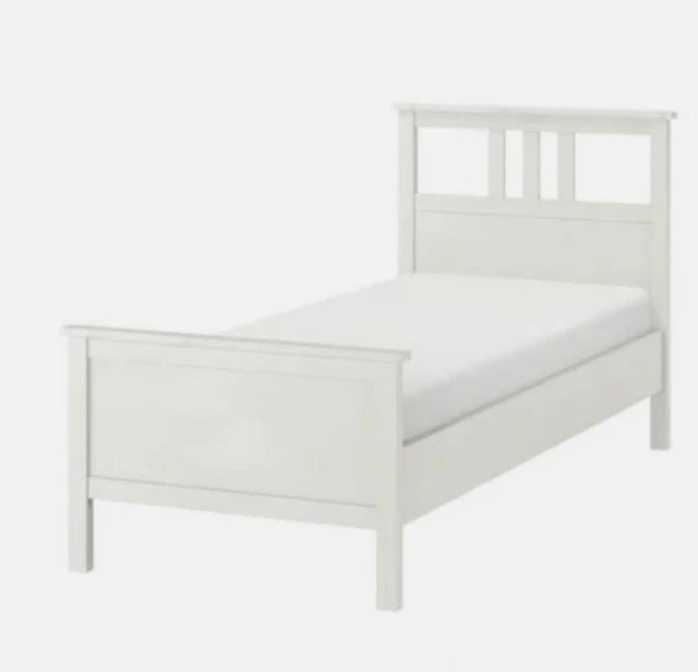 IKEA HERMES WHITE Single Bed Frame £94.30 - PicClick UK