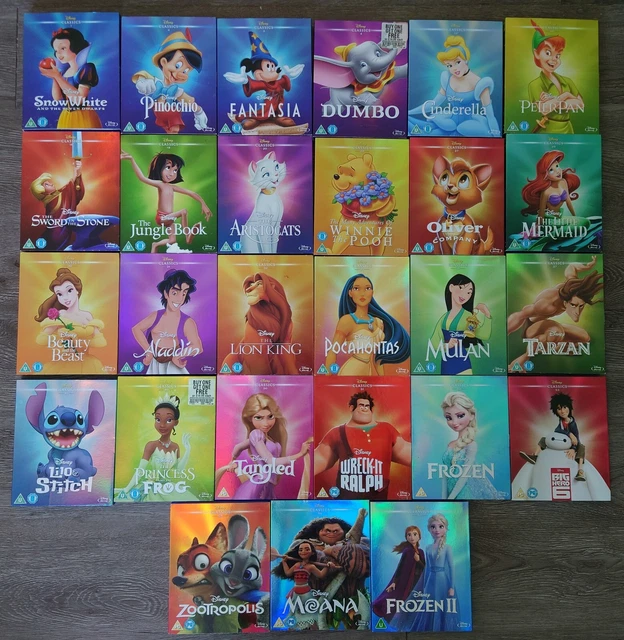 DISNEY CLASSICS 27 x Blu-Ray Films Bundle Job Lot. All Excellent. £40. ...