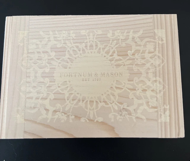 FORTNUM & MASON Turkish Delight Empty Wooden Pine Box With Lid 16 x 11 ...