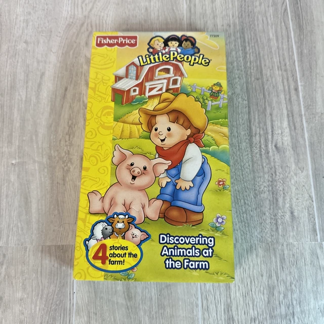 FISHER PRICE VHS Tape -Little People- Discovering Farm Animals At the ...