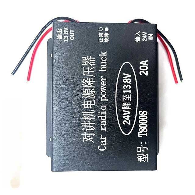 20A T8000S 24V auf 13,8V Autohalterung Trafo für Radio und Transceiver ...