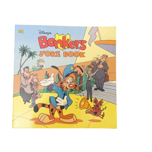1995 WALT DISNEY'S Bonkers Joke Book Golden Books $6.80 - PicClick CA