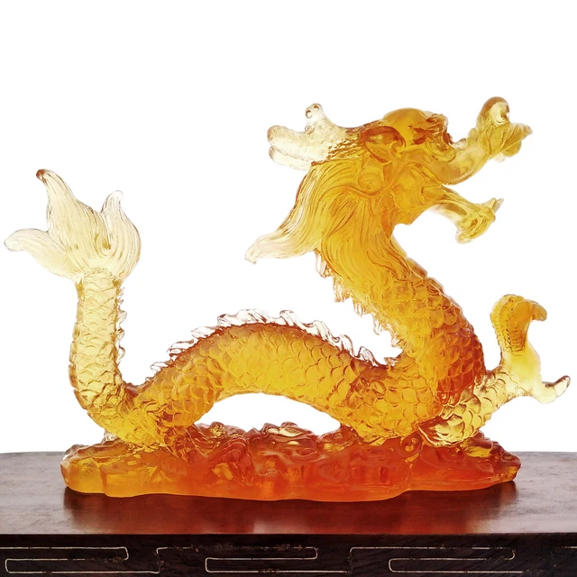 STATUE DE DRAGON Feng Shui Liuli pour bonne chance EUR 141,50 - PicClick FR