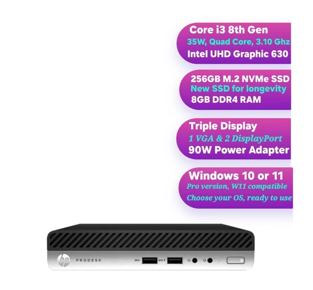 Cheap Windows 11 Mini Pc Intel Core 8th Gen I3 8gb Ram 256gb M 2