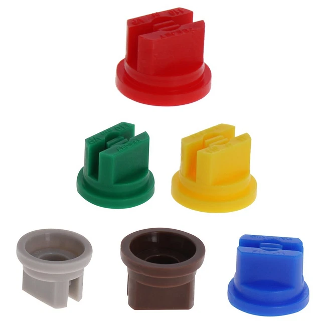 ACHIEVE PERFECT ATOMIZATION with 6 Colors Flat Fan Spray Nozzles (110 ...