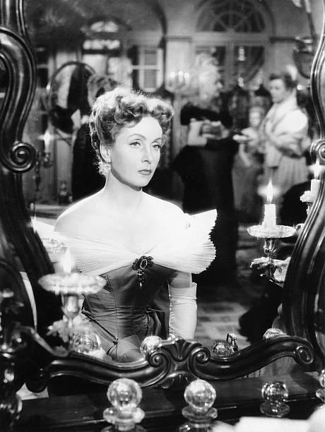 DARRIEUX, DANIELLE ACTRESS, France Scene from movie 'Madame de- 1953 ...